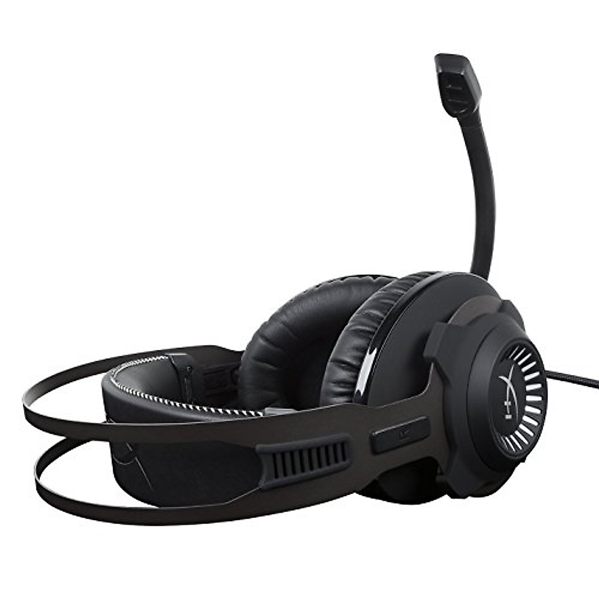 HyperX Cloud Revolver S Gaming Headset with Dolby 7.1 Surround Sound - Steel Frame - Signature Memory Foam, Premium Leatherette, for PC, PS4, PS4 PRO, Xbox One, Xbox One S (HX-HSCRS-GM/NA) (Renewed)