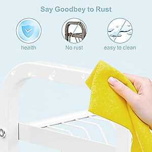 iSPECLE Dish Drying Rack and Sink Caddy, Stainless Steel Dish Rack and 3-in-1 Kitchen Sponge Holder, Bundle Sales, 2 Packs