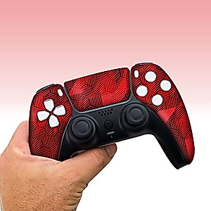 BCB Controllers Custom Wireless Controller compatible with PS-5 Controller | Works with Playstation 5 Console | Proudly Customized in USA with Permanent HYDRO-DIP Printing (NOT JUST A SKIN)