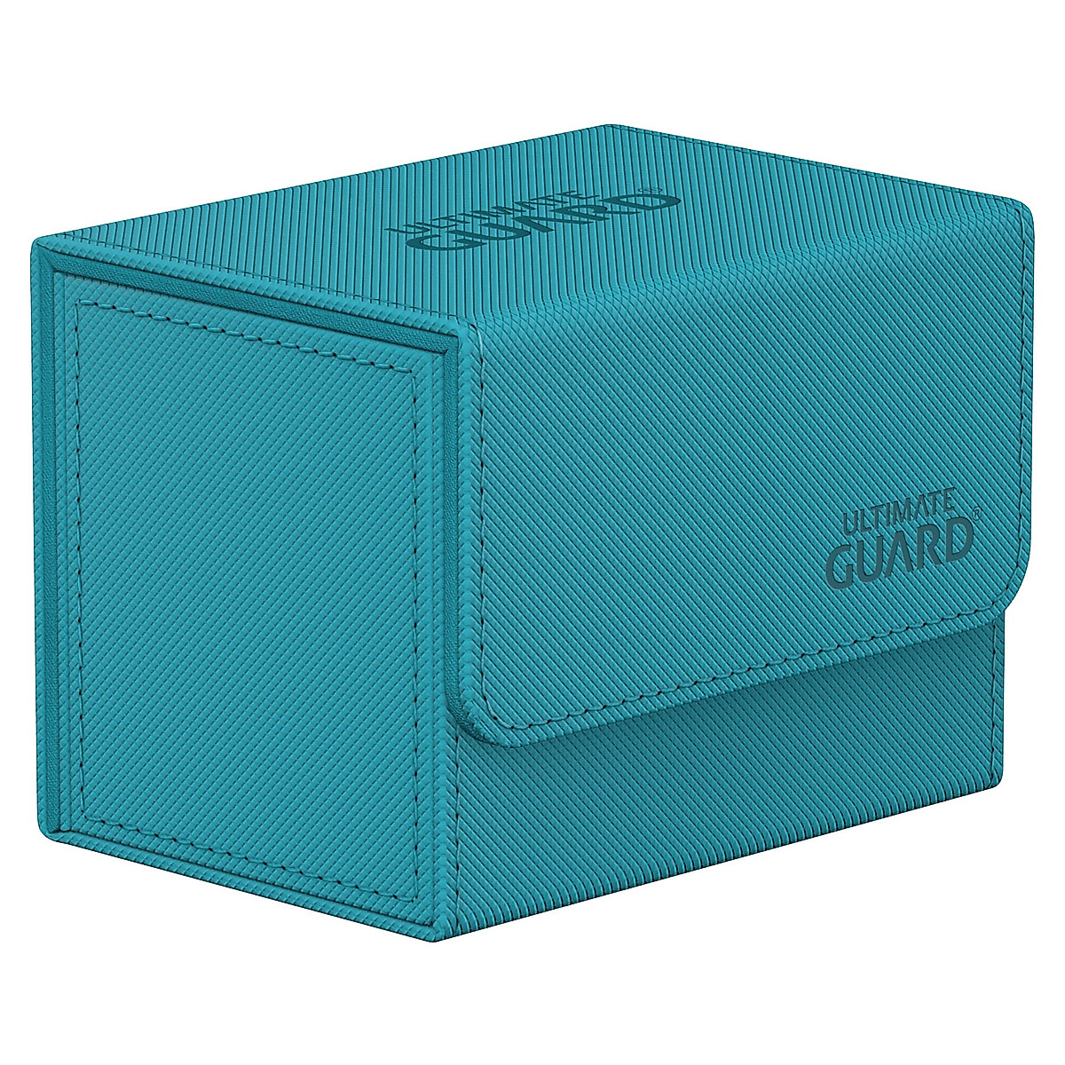 Ultimate Guard Sidewinder 80+, Deck Box for 80 Double-Sleeved TCG Cards, Petrol, Magnetic Closure & Microfiber Inner Lining for Secure Storage