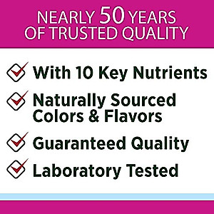 Women's Multivitamin by Nature's Bounty Optimal Solutions, Multivitamin Gummies for Immune Support, Cellular Energy Support, Bone Health, Raspberry Flavor, 80 Gummies