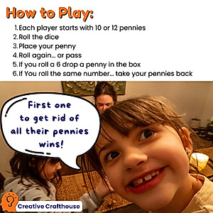 Penny Drop size medium from Creative Crafthouse - Fun family or bar game