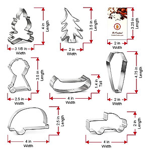 Welcome To Our Campsite Cookie Cutter 7 Pc Set HS0421- Foose Cookie Cutters - USA Tin Plated Steel