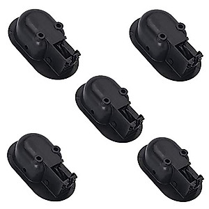 SMTHOME Plastic Handle Recliner Chair Sofa Couch Release Lever Replacement Set of 5, Black