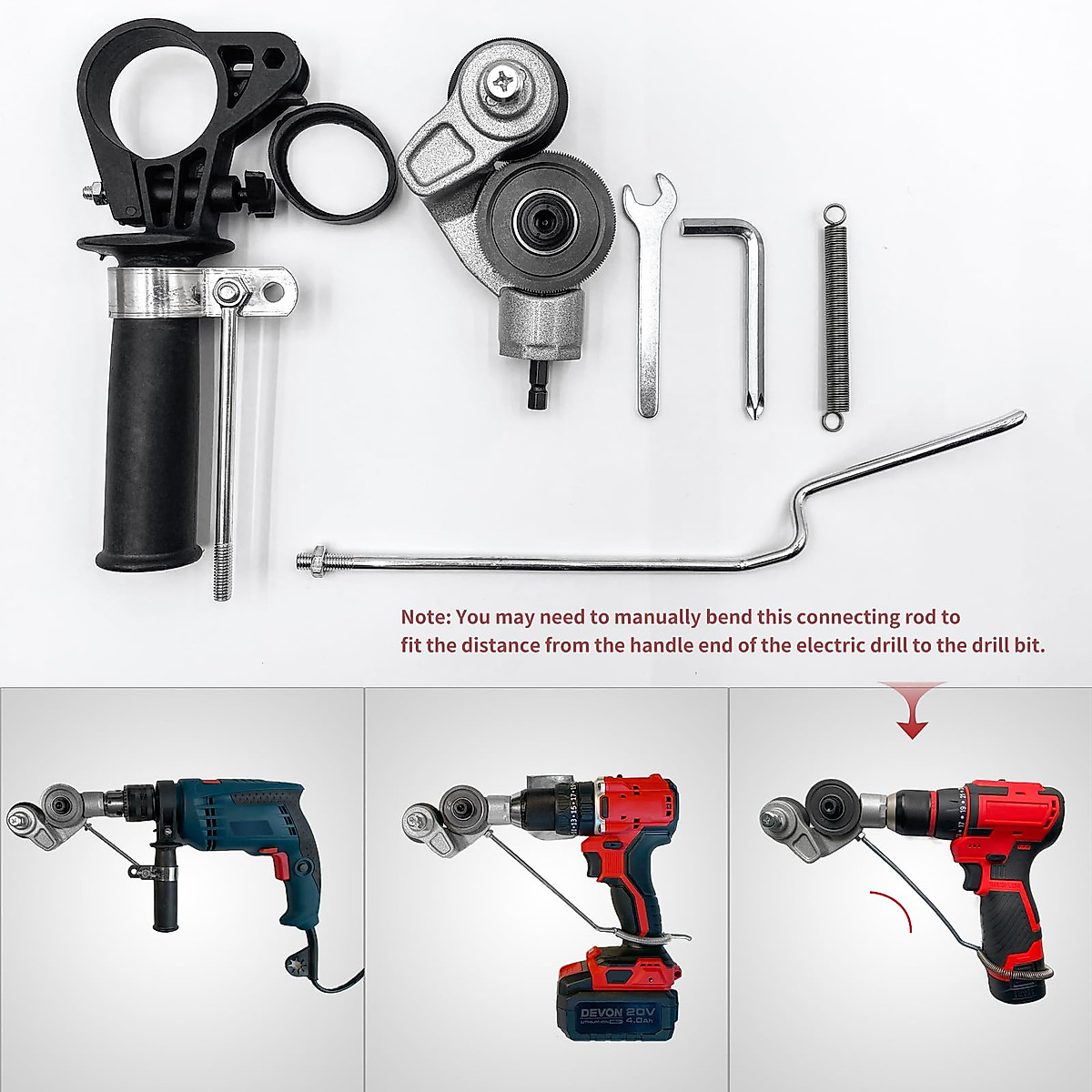 Sheet Metal Cutter Metal Cutter for Drill/Sheet Metal Cutter Drill Attachment Enhanced Model - Specially Reinforced for Cutting Flat Iron, Steel,Copper, Aluminum Sheets 20 Gauge thick and Below