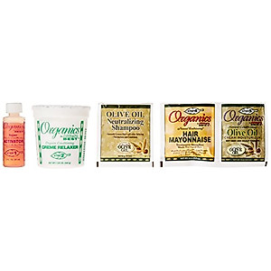 Originals By Africa's Best Olive Oil Conditioning Relaxer System 2-Pack, Helps Repair, Rebuild and Restore Your Hair's Elasticity and Softens & Shines, Designed for Coarse Hair Textures