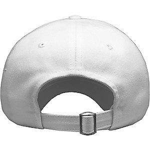 Premium Baseball Cap KB4006 / Custom Hats/Embroidery Hats/Monogram Hats (White), One Size-Large