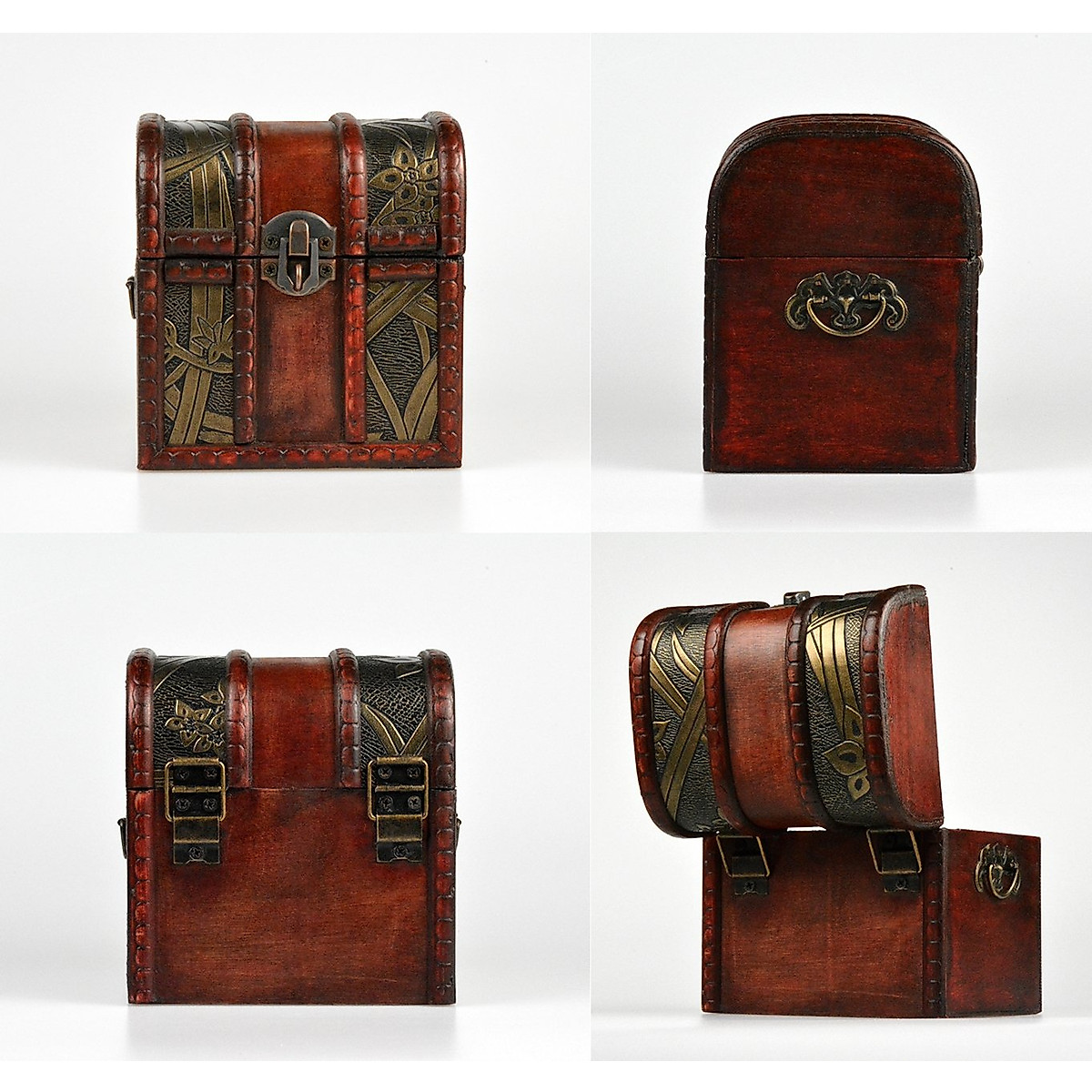 KakapopoTCG Elven Chest (Harmony) Lockable Wood Deck and Counter Box Trading Cards MTG Magic FaB TCG YGO PTCG EDH Commander Box Dice Box DnD Spell Card Box