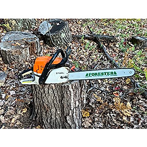 FORESTER 20" Replacement Chainsaw Bar & Chain Combo - 20in Length, 3/8” Pitch.050 Gauge, D025 Mount, 72 Drive Link - Replacement Chain Saw Parts Kit For Stihl