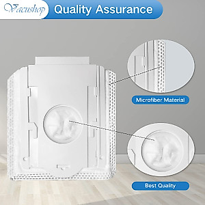 VACUSHOP Dust Bags Replacement for Samsung VCA-ADB90 70+ 75+ 90 Series Cordless Stick Vacuum Accessories Parts 6pcs