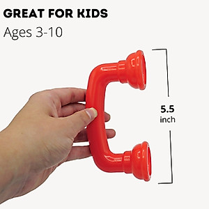 4E's Novelty Whisper Phones for Reading - Pack of 4 - Auditory Feedback, Hear Myself Sound Phone - Accelerate Reading Fluency, Comprehension & Pronunciation - Speech Therapy Materials Toys