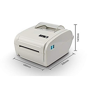N/A Multifunction Desktop 110mm Thermal Paper Printer Barcode Label Printer USB BT Communication Interface Label Maker