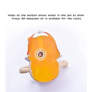 Cute Animal Small Corgi Teacup Shape Flower Pot with Drainer Garden Flower Pot Resin Succulent Potted Bonsai Plant Stand Home Desk Mini Ornaments Without Plants