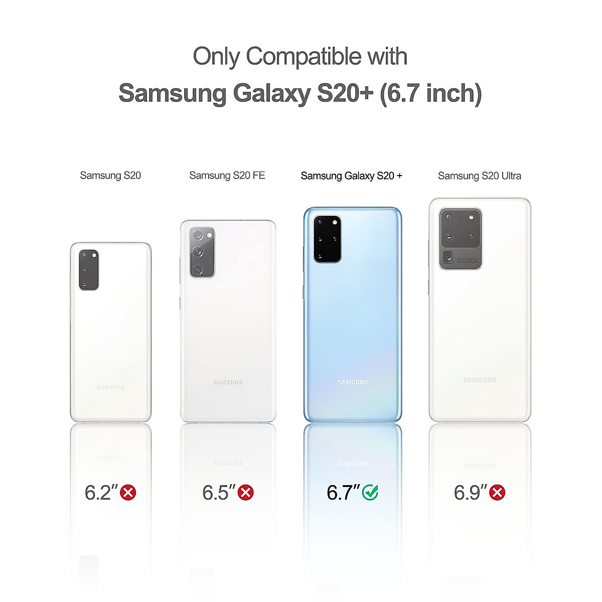 SURITCH for Galaxy S20 Plus Case, [Built-in Screen Protector] Marble Full-Body Protection Shockproof Rugged Bumper Protective Case for Samsung Galaxy S20 Plus 5G 6.7 Inch (Gold Marble)