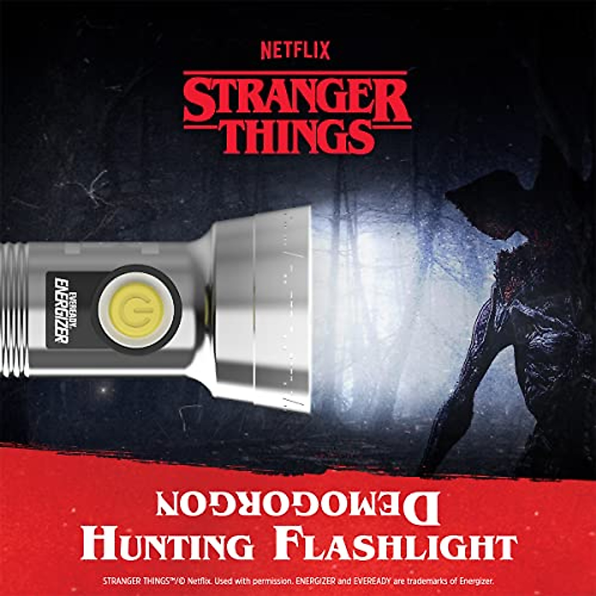Stranger Things Demogorgon Hunting LED Flashlight by Energizer, Limited , Vintage , Collector‚Äôs Edition (Batteries Included)