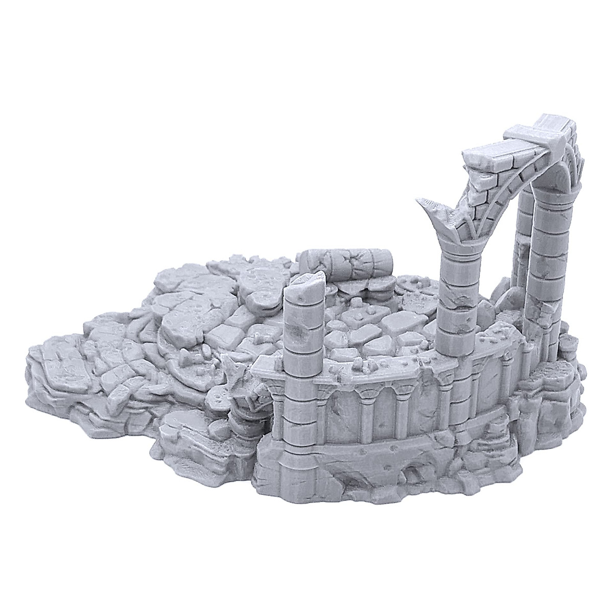 EnderToys Ancient Ruins by Printable Scenery, 3D Printed Tabletop RPG Scenery and Wargame Terrain 28mm Miniatures