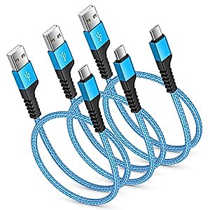 Short Android Charger Cable for Google Pixel 6 Pro/6a/6 7 Pro/5/5a 4/4a/4xl 3/3a/3xl 2/2xl XL,3Pack USB Type C Cable 3ft Fast Charging Cord for Samsung Galaxy Z Fold 4 S23 S22 A13 A53 Note20 S21 S20