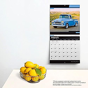 Classic Chevy Pickups OFFICIAL | 2024 12 x 24 Inch Monthly Square Wall Calendar | Foil Stamped Cover | BrownTrout | Chevrolet Motor Truck