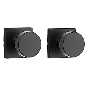 Cambie Passage Door Knobset - Matte Black