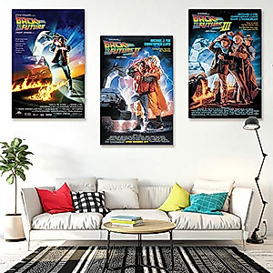 POSTER STOP ONLINE Back To The Future I, II & III - Movie Poster Set (Regular Styles) (Size 24 x 36 each)