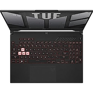 ASUS 2023 TUF F15 Gaming Laptop, 15.6” 144Hz FHD Display, AMD Ryzen 7 6800H Processor, GeForce RTX 3050Ti, 32GB DDR5 RAM, 1TB PCIe, Wi-Fi 6, Windows 11 Home