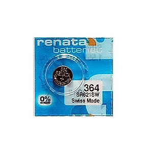 Renata Batteries 364 Silver Oxide Battery (5 Pack)