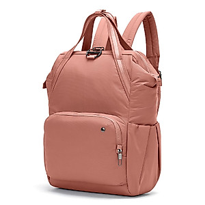 Pacsafe Women's Citysafe CX 17L Anti Theft Backpack-Fits 16 inch Laptop, ECONYL Rose, One Size
