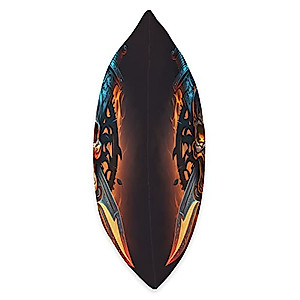 Fantasy Warrior Skullz IronHeart Throw Pillow, 18x18, Multicolor