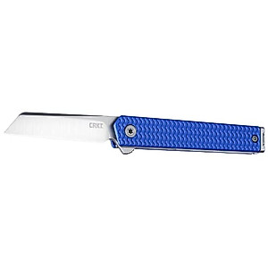 CRKT Ceo Microflipper EDC Folding Pocket Knife: Gentleman's Knife, Everyday Carry, Liner Lock, Aluminum Handle with Deep Carry Pocket Clip 7083