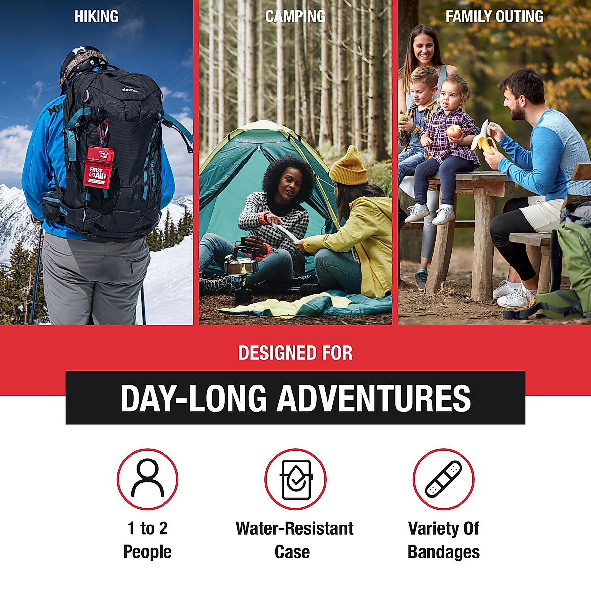 Adventure Medical Kits First Aid, Water-Resistant Kit - (Pack of 2)