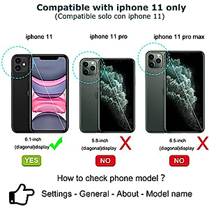 TwoHead for iPhone 11 Wallet case with Card Holder & Detachable Magnetic iPhone 11 case, PU Leather iPhone 11 case Wallet for Women/Men,Wallet Phone Case with Wrist Strap & Money Pocket(Blue)