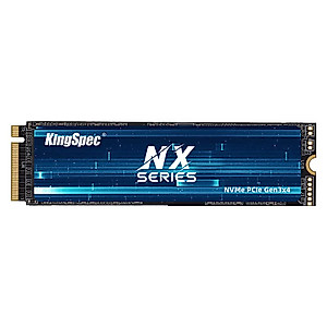 KingSpec 2TB M.2 NVMe SSD, PCIe 4.0 NVMe Gen3 SSD, Gaming SSD, 2280 Internal Solid State Drive,3D NAND Internal Hard Drive (R/W Speeds up to 3500/3200 MB/s) Compatible with Laptop & PC Desktop