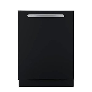 Summit Appliance DW243BADA 24" Wide Built-In Dishwasher, Black, ADA Compliant, Quite Performance, Touch Controls, Digital Display, Top Control Panel, Stainless Steel Interior, 8 Wash Programs