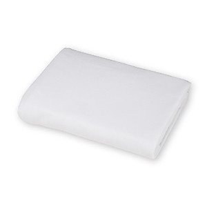 American Baby Company 100% Natural Cotton Supreme Jersey Knit Fitted 18" x 36" Cradle/Bassinet Sheet, White, Soft Breathable, for Boys and Girls