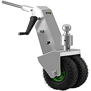VEVOR Manual Trailer Dolly, 10000 LBS Towing Capacity Trailer Mover Valet with 2-5/16 in Ball & 10.63" Wheels, Adjustable Height Heavy-Duty Jack Tug for Car, RV, Boat, and Travel Trailers