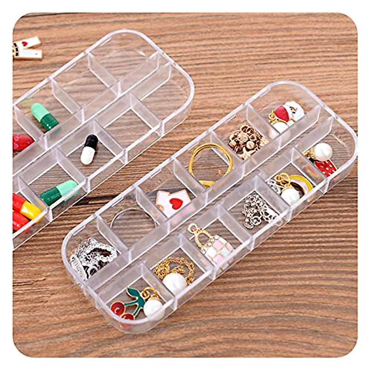 ZZYINH AN207 1pc Square Jewelry Organizer Box Jewelry Display Box Engagement Ring for Earrings Necklace Bracelet Display Gift Box Holder Small Jewelry