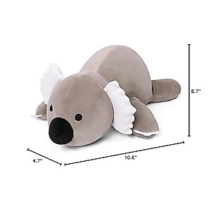 24" 4.2lbs Koala Weighted Stuffed Animals,Cute Cuddle Plushie Toy Weighted Koala Plush Throw Pillow for Children Kids Adults(Koala)