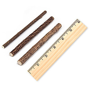 Natural Silvervine Cat Chew Toy | Interactive Silver Vine Chewing Toys with Catnip Like Effect - Valued Sticks, 2 Pack of 20