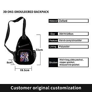 Omori Backpack Oxford Bag Game Backpack Casual Book Bag High Capacity Bags (suit 1)