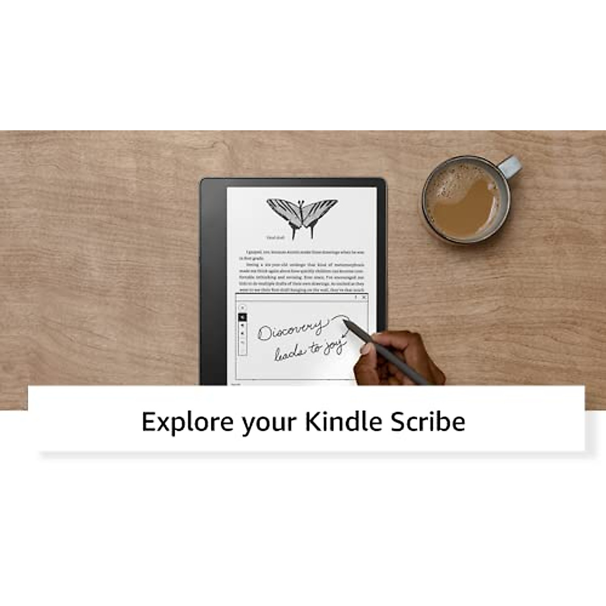 Kindle Scribe (32 GB) the first Kindle for reading, writing, journaling and sketching - with a 10.2” 300 ppi Paperwhite display, includes Premium Pen