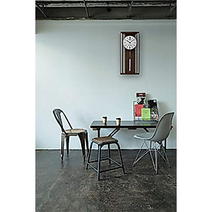 Seiko Modern & Sophisticated Wall Clock with Pendulum and Dual Chimes