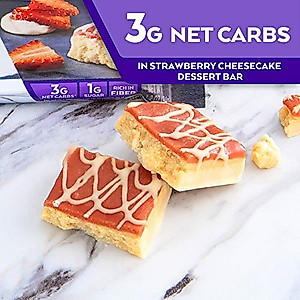 Atkins Endulge Treat Strawberry Cheesecake Dessert Bar, 6 Ounce, 5 Count (Pack of 1)