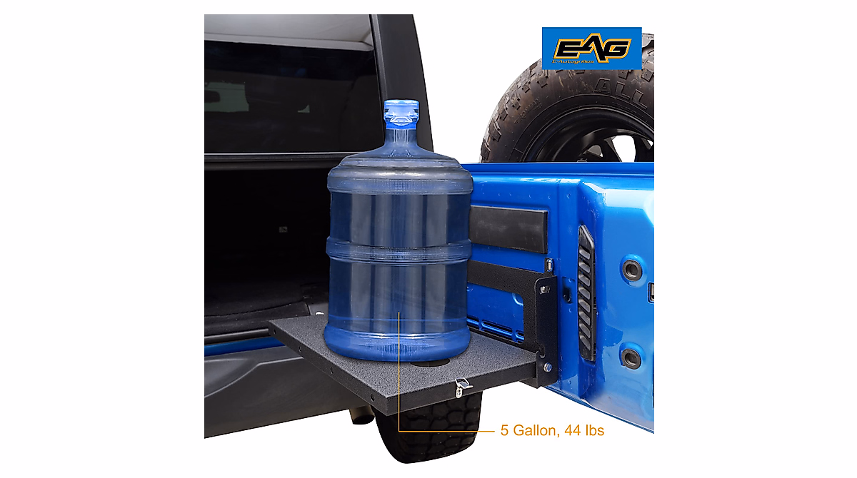 EAG Metal Tailgate Table Cargo Storage Rack Shelf Compatible with 07-18 ...