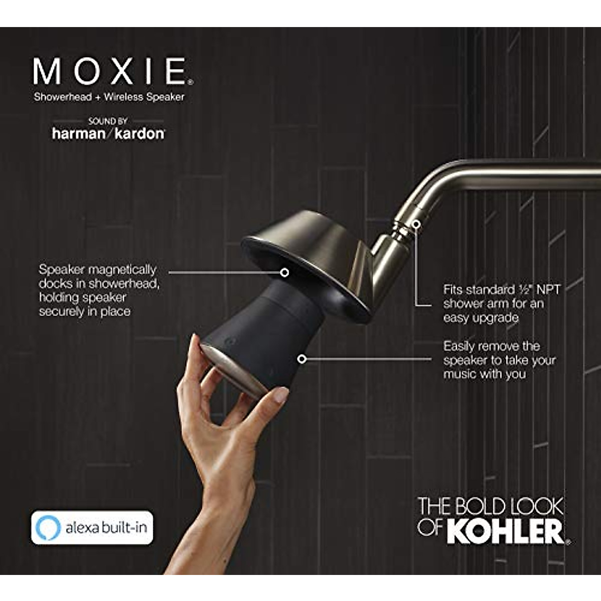 MOXIE® 1.75GPM SHOWERHEAD
