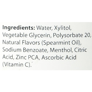 Epic Xyitol Spearmint Flavored Mouthwash, 16-Ounce