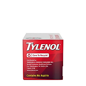 Tylenol Extra Strength Coated Tablets, Acetaminophen Adult Pain Relief & Fever Reducer, 100 ct