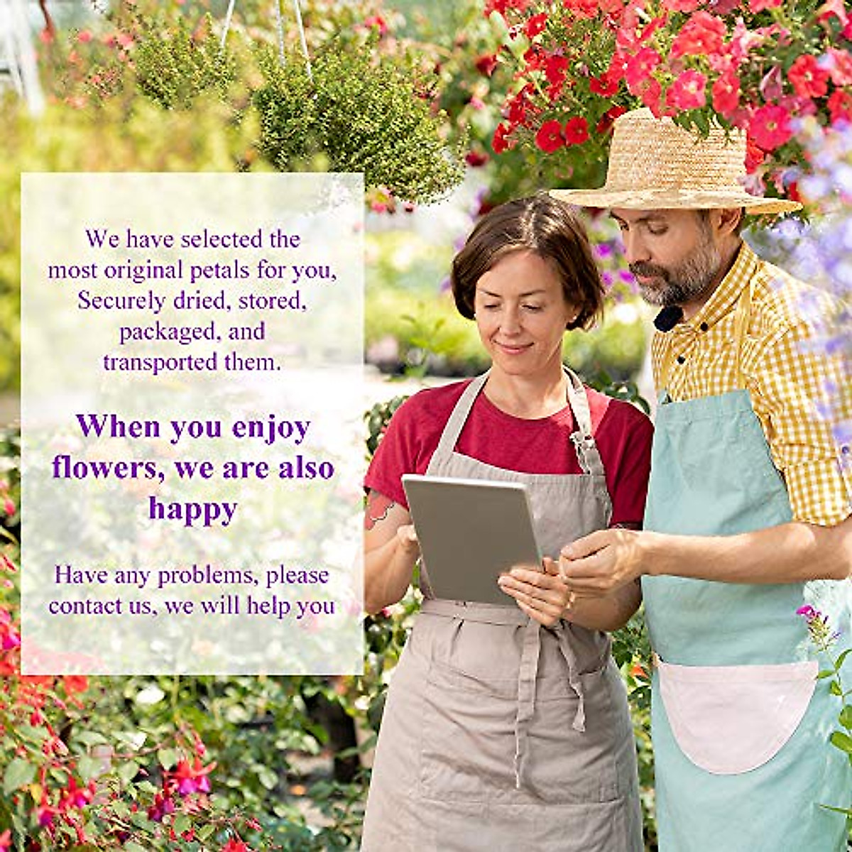 LAVEVE Dried Flowers, 21 Bags 100% Natural Dried Flowers Herbs Kit for Soap Making, DIY Candle, Bath, Resin Jewelry Making - Include Lavender, Don't Forget Me, Lily, Rose Petals, Jasmine and More