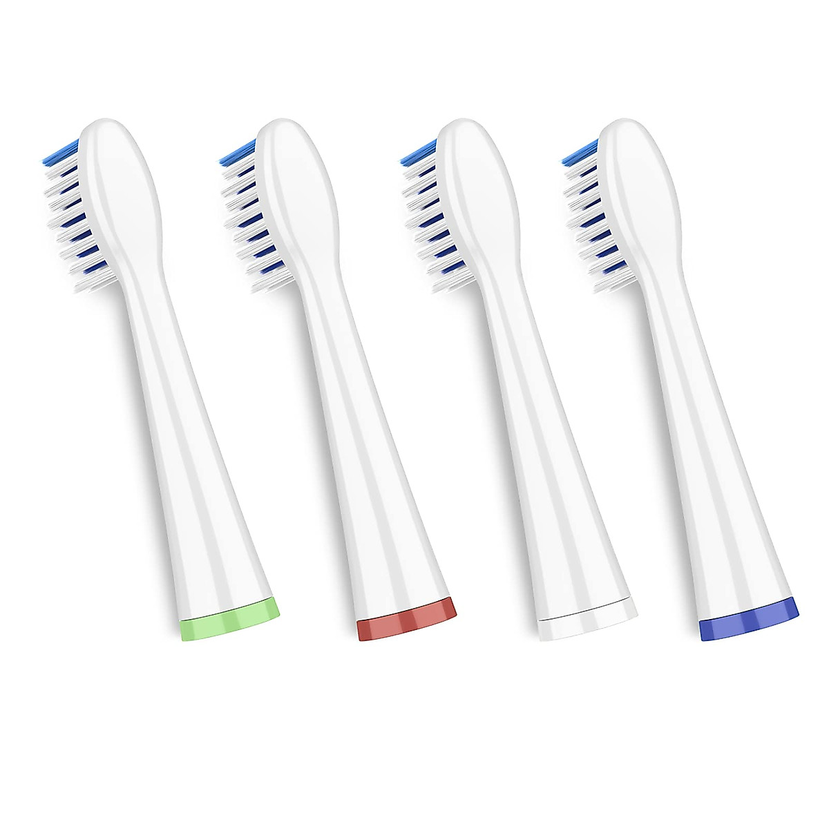 SRRB-4W Replacement Brush Heads for Waterpik Sensonic (SR-3000), Complete Care (WP-900), Complete Care 7.0 (WP-950, WP-952), Ortho Care (WP-940)