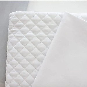 Premium Pre Quality Quilted Cotton Fabric by The Yard 44" Solid, Unbleached Cotton, Linen (Snow White(B2220))