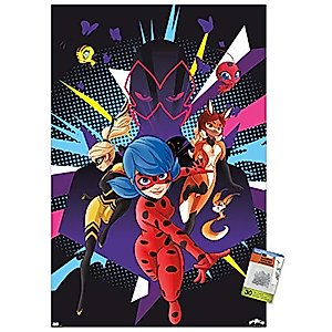 Miraculous - Group Wall Poster with Pushpins